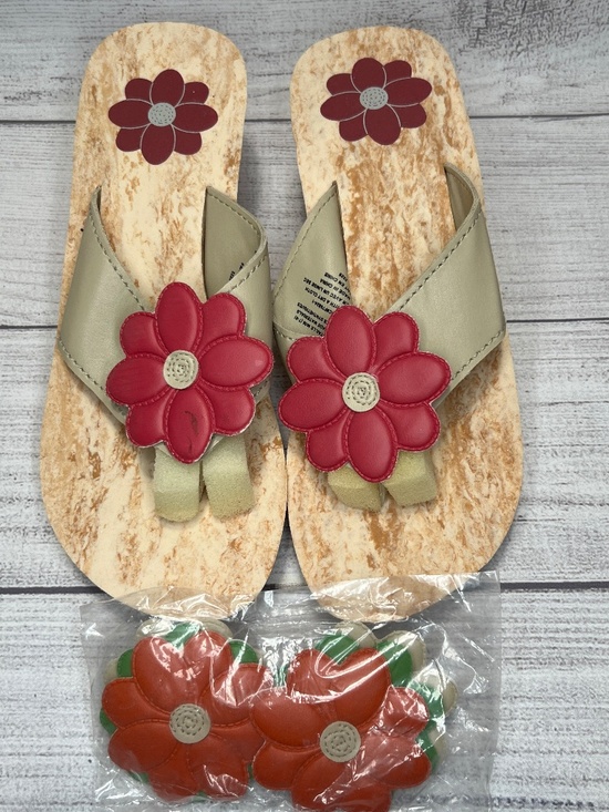Shoes | Changeable Flower Wedge Sandals | Poshmark